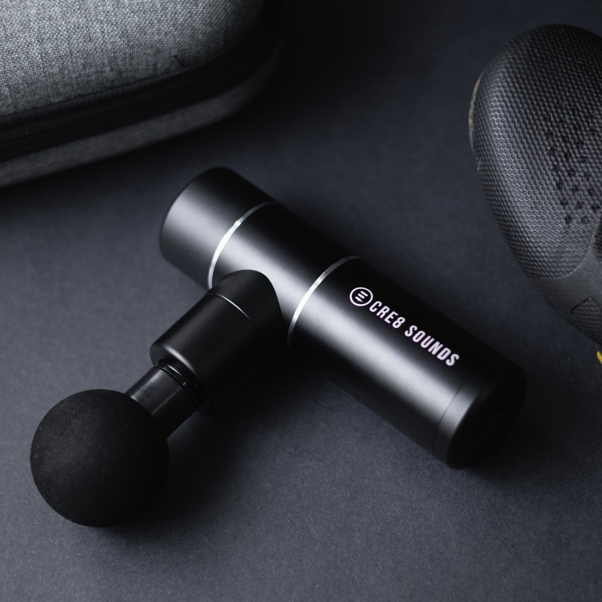 Cre8 Sounds CR8 Portable Massage Gun, Handheld Therapeutic Massager, 4 ...