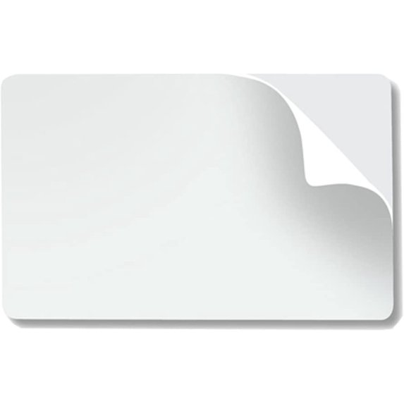 CR80 10 Mil Adhesive Paper Backed PVC Cards - 500 Pack - CR8010AB ...