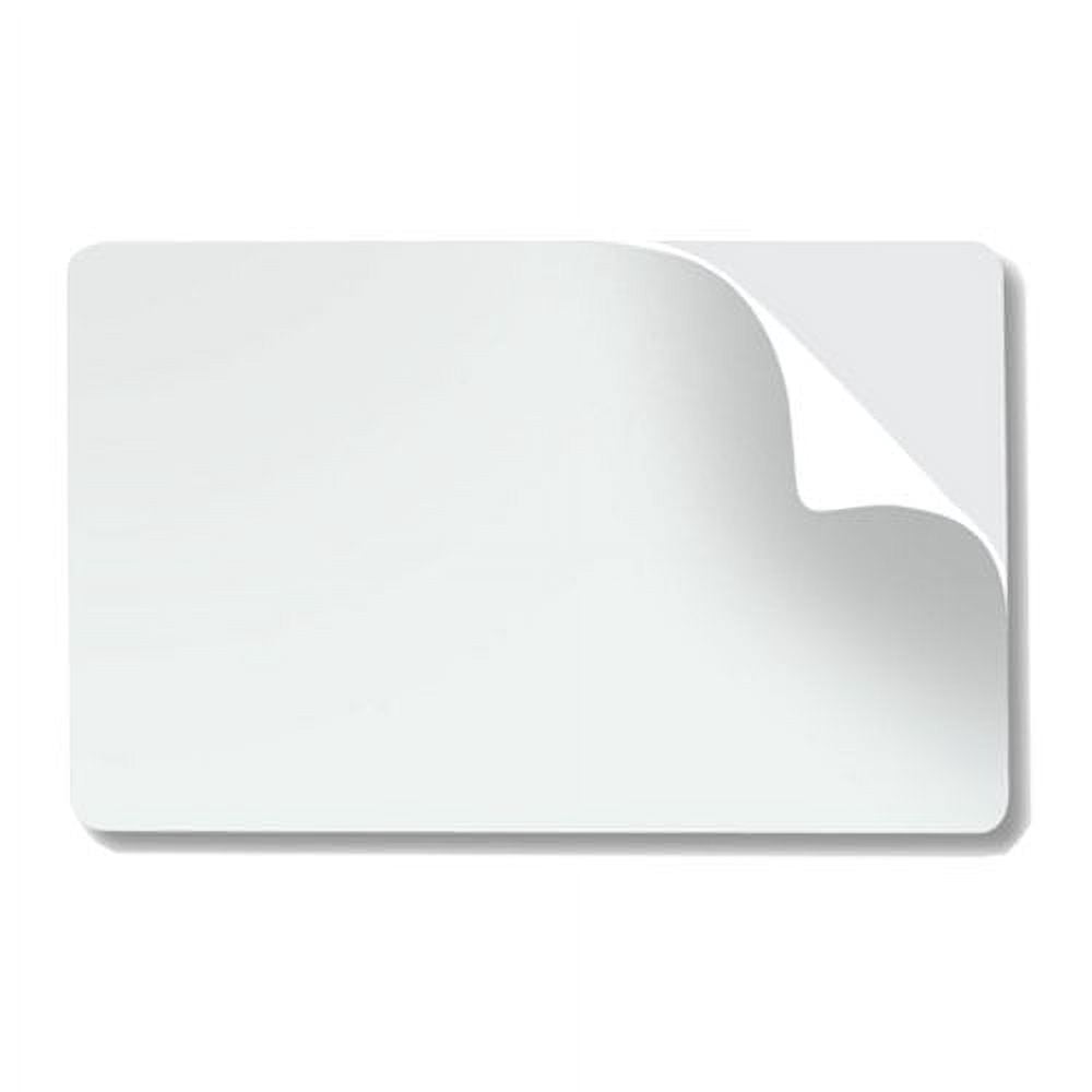 CR80 10 Mil Adhesive Paper Backed PVC Cards - 500 Pack - CR8010AB ...