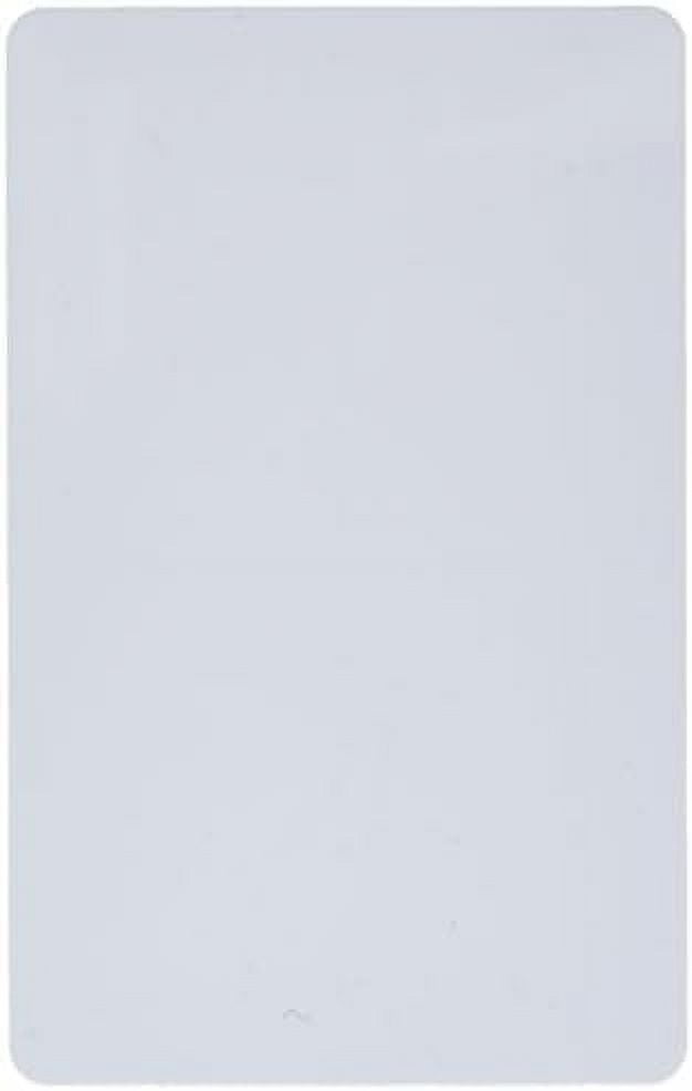 CR80 30 Mil Blank White PVC Cards, 16-Inch x 2-Inch, 500 Pack - Walmart.com