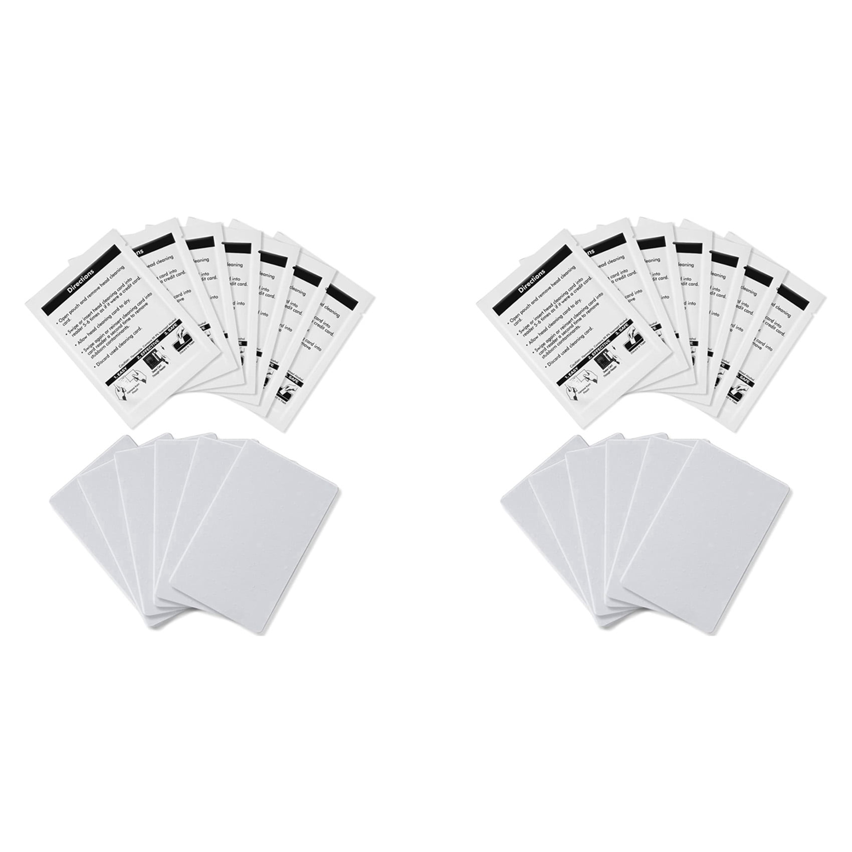 CR80 Cleaning Cards, Dual Side Card Reader Cleaner, POS Swipe Terminal ...