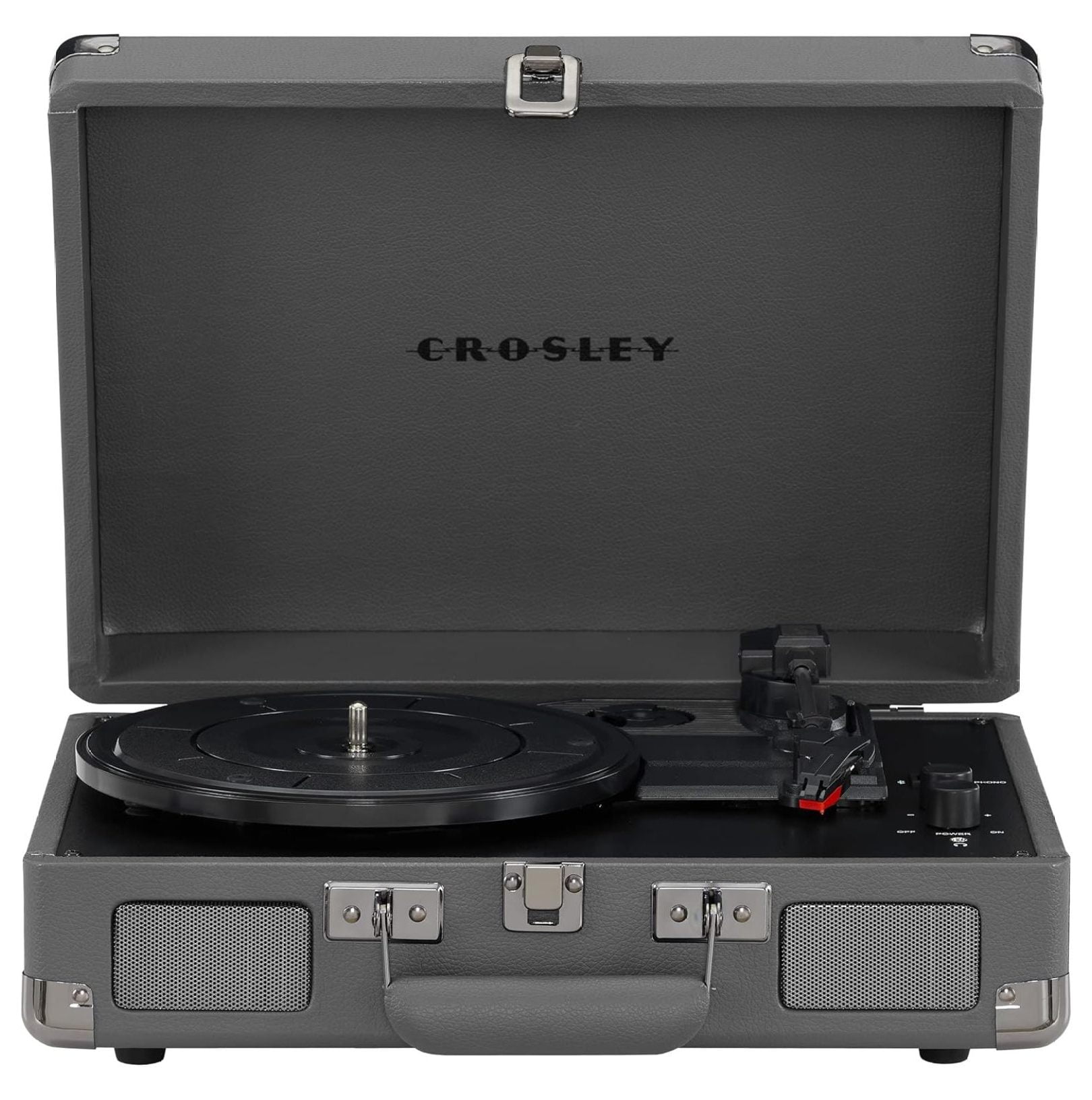 CR8005F-SG Cruiser Plus Vintage 3-Speed Bluetooth in/Out Suitcase Vinyl ...