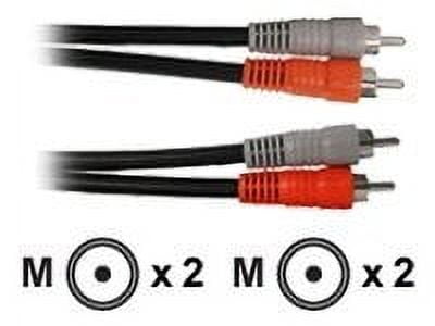 Hosa CRA200 Series Dual RCA Cable 19ft - Walmart Business Supplies