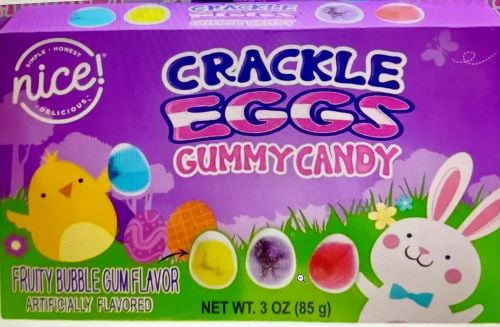 CRACKLE EGGS GUMMY CANDY FRUITY BUBBLE GUM FLAVOR 3 OZ - Walmart.com