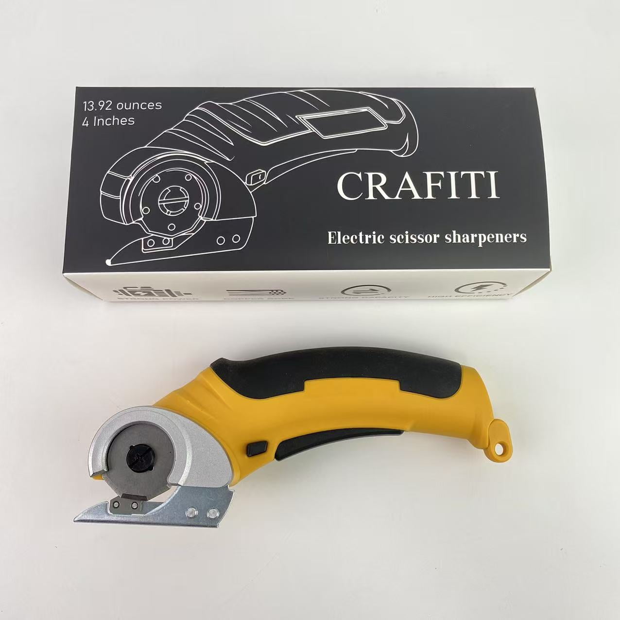CRAFITI Electric scissor sharpeners,Cordless Electric Scissors, Rotary ...