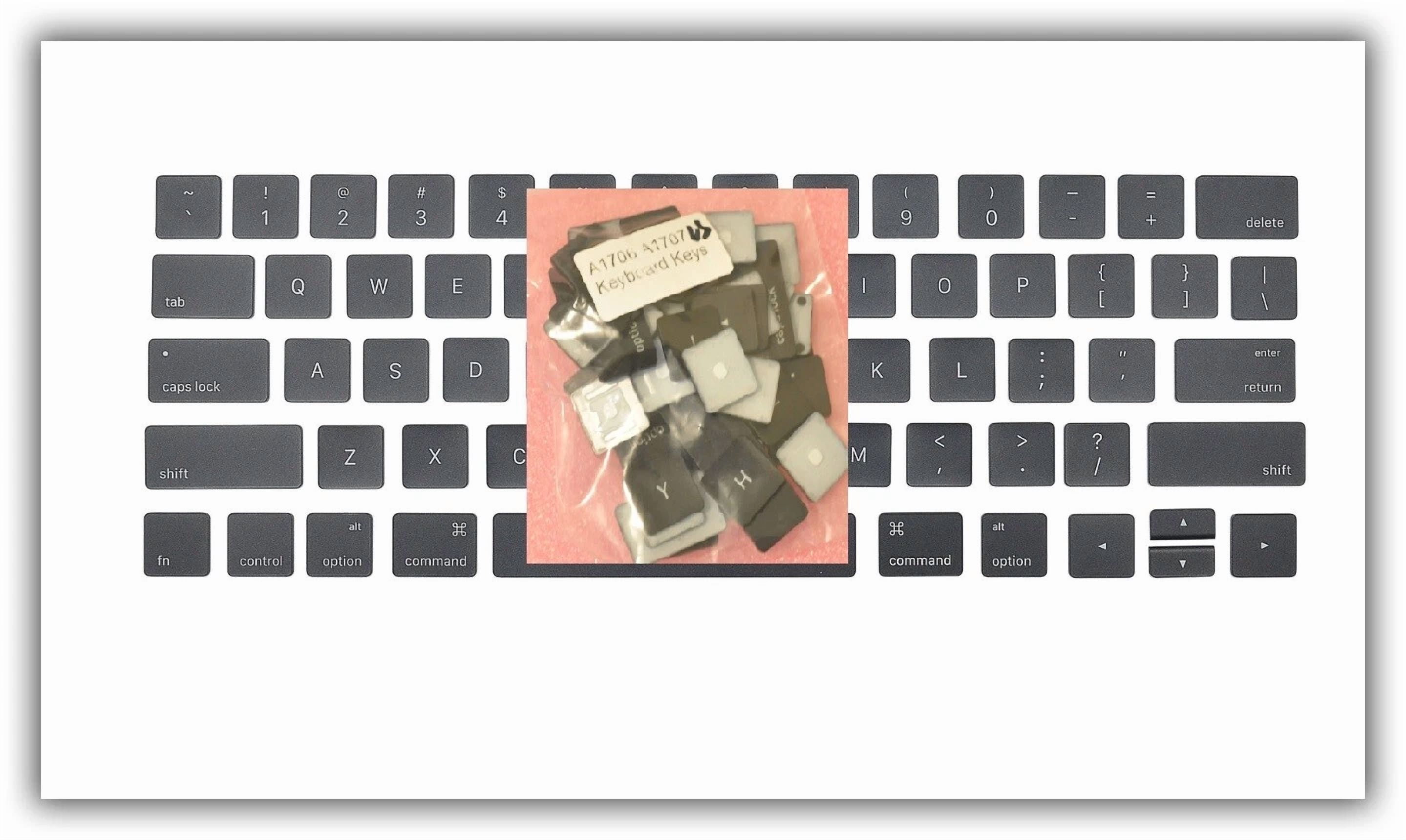 CRAFT- Full Set A1706 A1707 Keyboard Caps Keys For Macbook13'' 15 ...