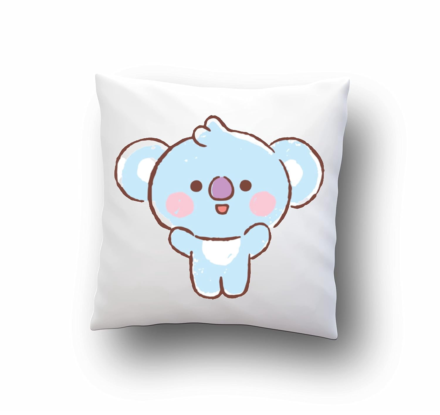 CRAFT MANIACS BT21 Sketch Icons 16 16 INCHES Pillow with Filler ...