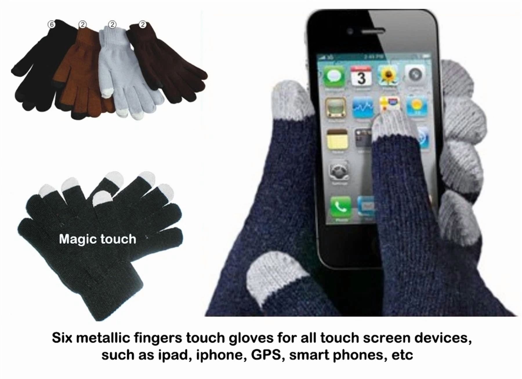 CRAFT- Men'S Texting Touch Screen Gloves For Ipad, Iphone, Smart Phone ...