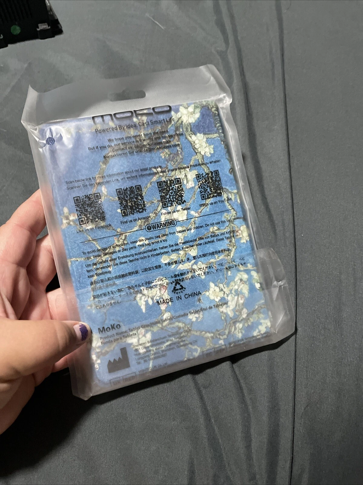 CRAFT- Protective Hard Shell Cover Case For Kindle Paperwhite 2021 Blue ...