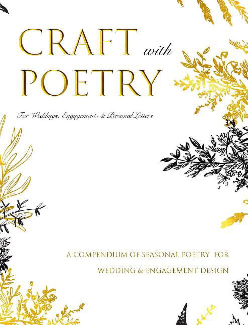 CRAFT WITH POETRY For Weddings, Engagements and Personal Letters: A ...