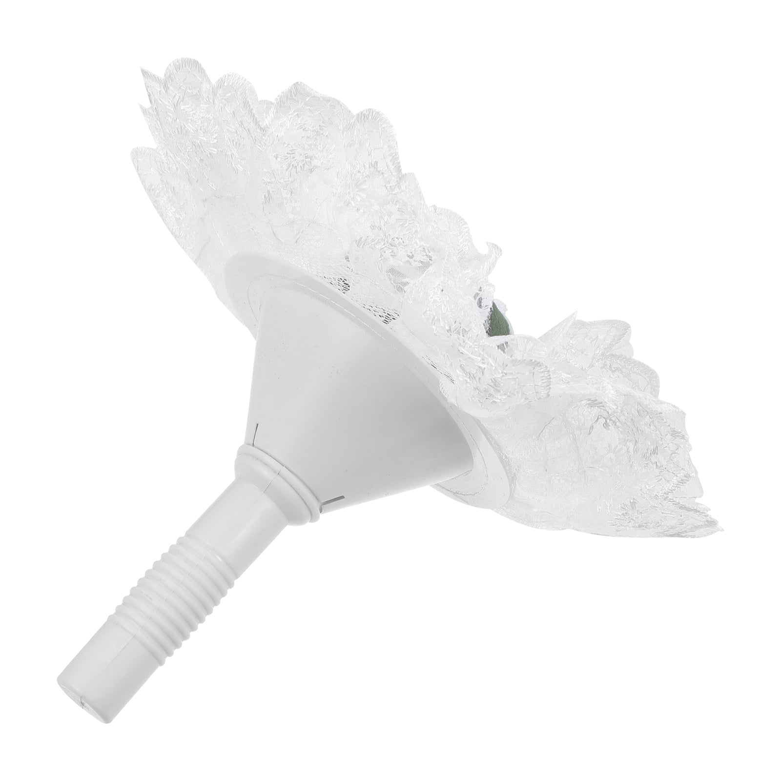 CRAFTHROU 1 Set Bride Bachelorette Accessories with White Lace and ...