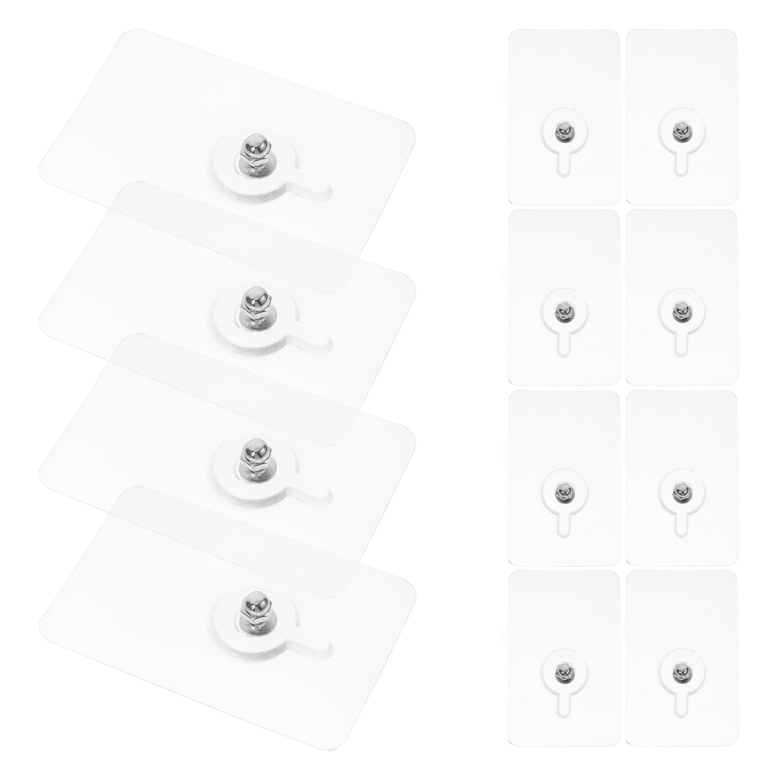 CRAFTHROU 12Pcs Concrete Wall Picture Hangers Screw Stickers for Photo ...