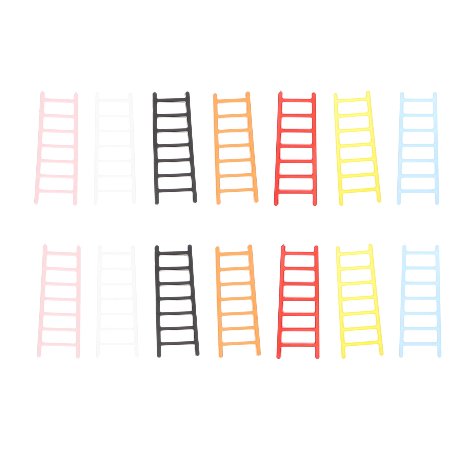 CRAFTHROU 14Pcs Plastic Stairs for Toy House Setup and Miniature Design ...