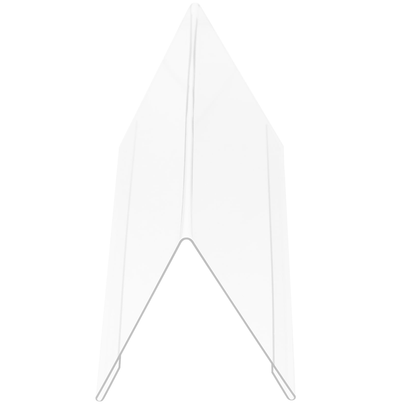 CRAFTHROU 1Pack Transparent Acrylic Table Sign Holder for Information ...