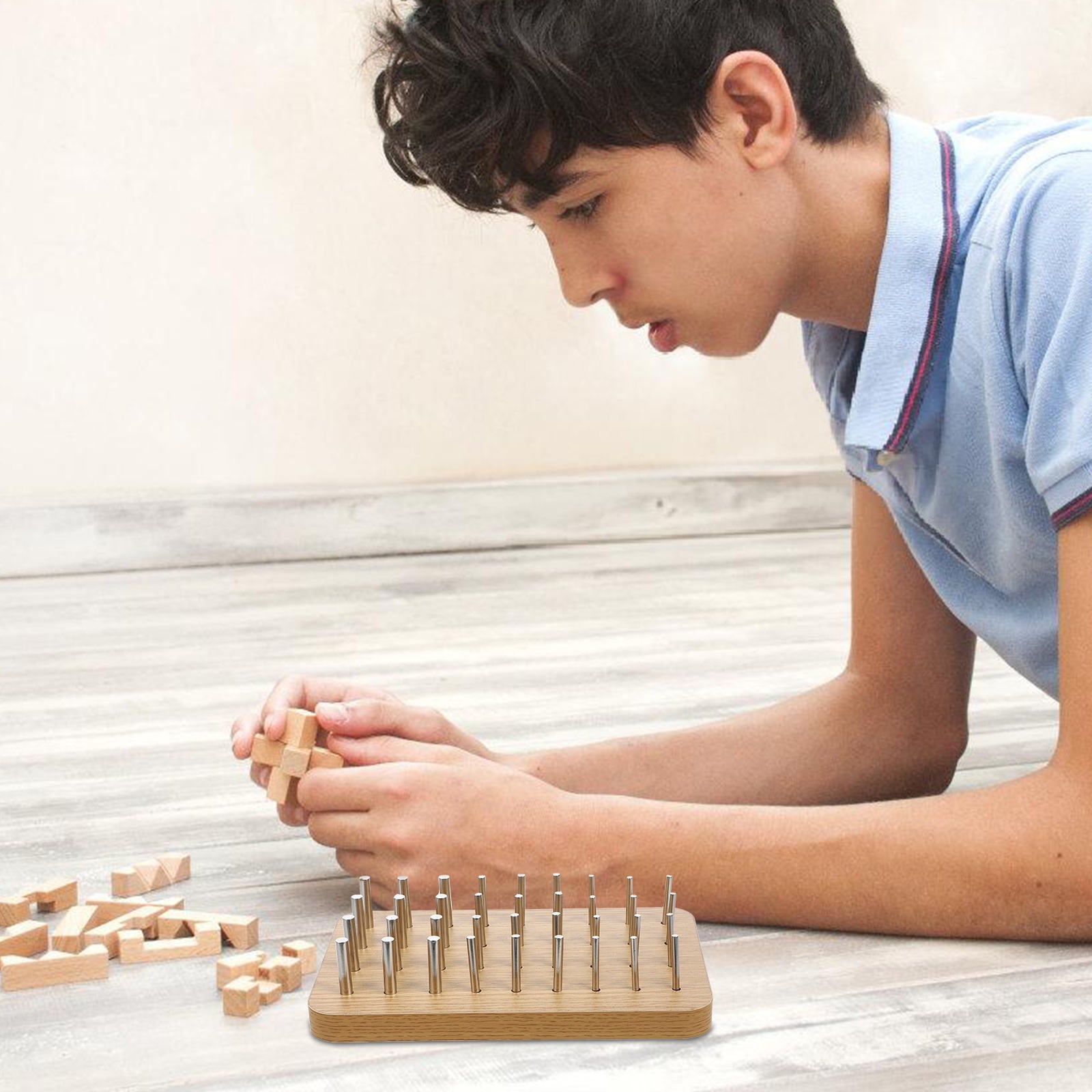 CRAFTHROU 1Set Hand Eye Coordination Training Tool Peg Board Toy For 9 ...