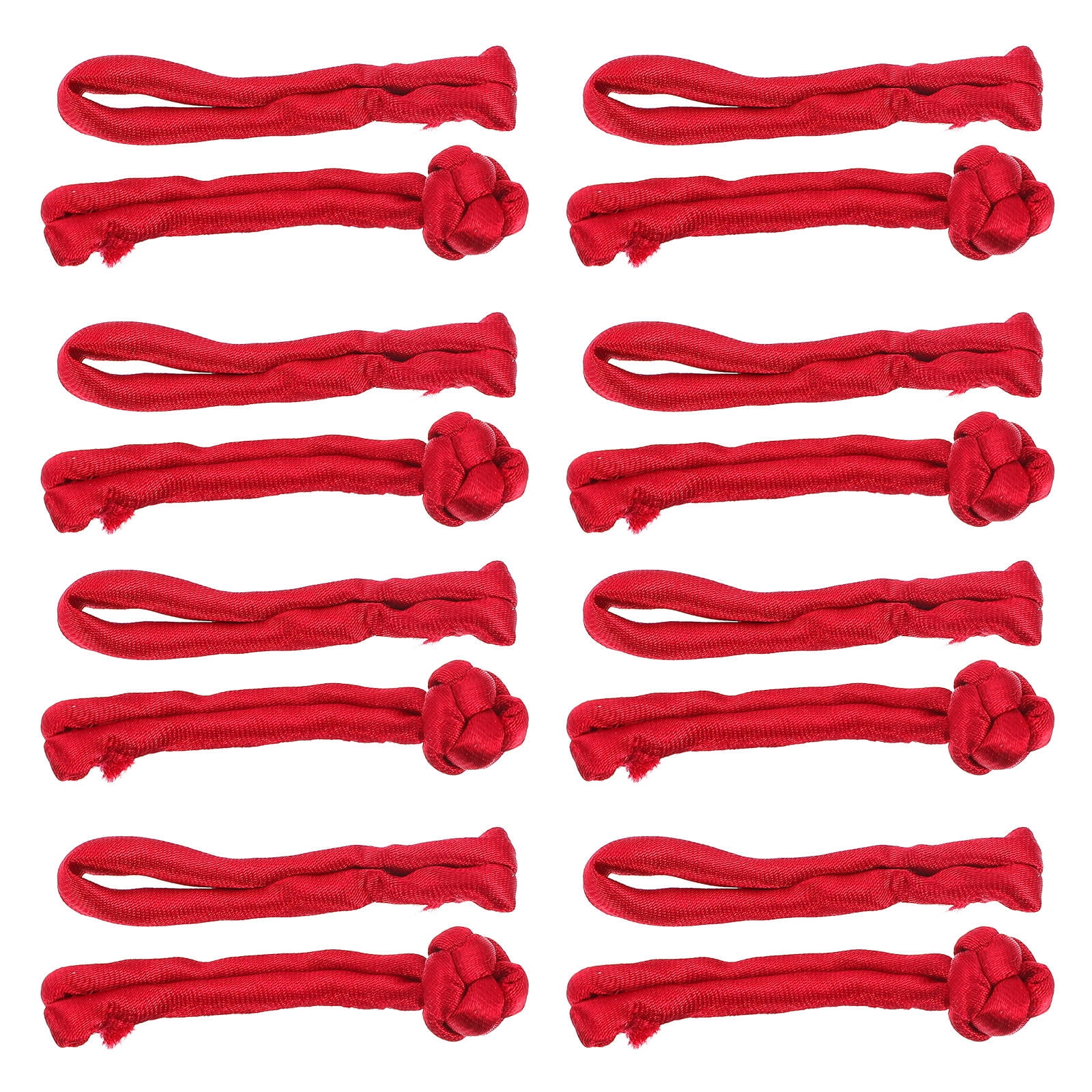 CRAFTHROU 20 Pcs Sew On Toggles Closure Dark Red for DIY Projects ...
