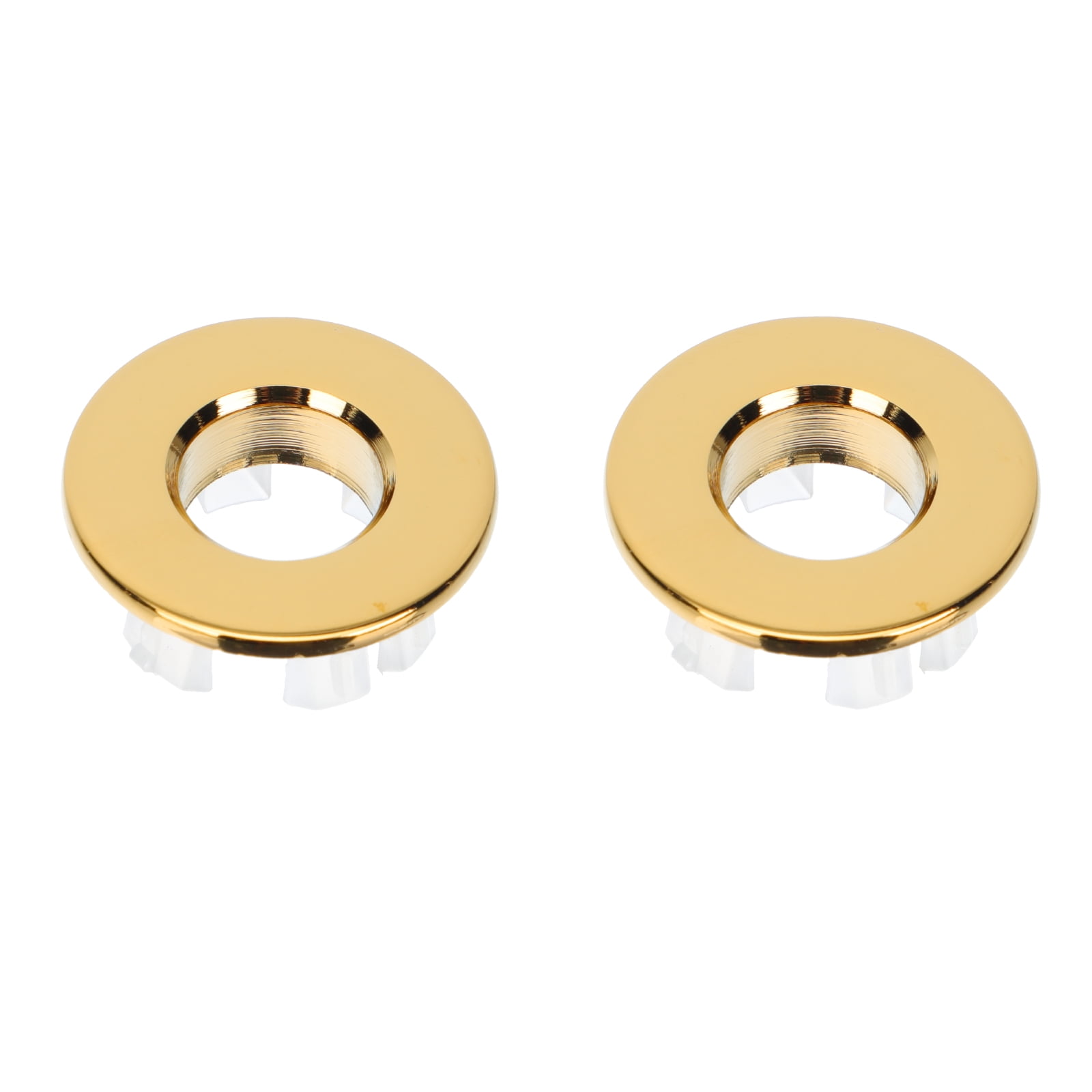 CRAFTHROU 2Pcs Copper Sink Overflow Covers for Bathroom Accessories ...