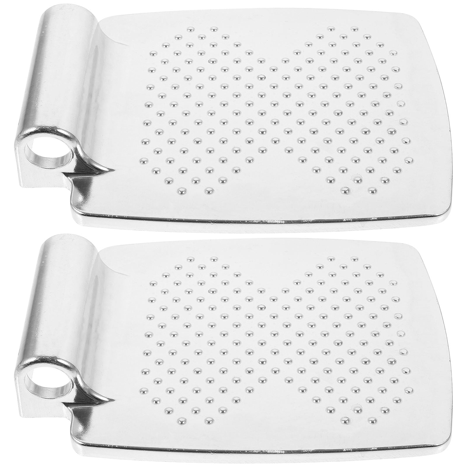 CRAFTHROU 2Pcs Rectangular Plastic Universal Design Wheelchair Footrest ...