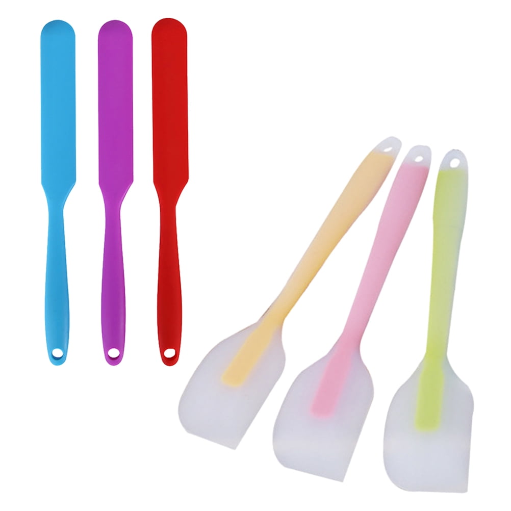 CRAFTHROU Silicone Mixing Spatula Silicone Baking Tool Cream Scraper ...