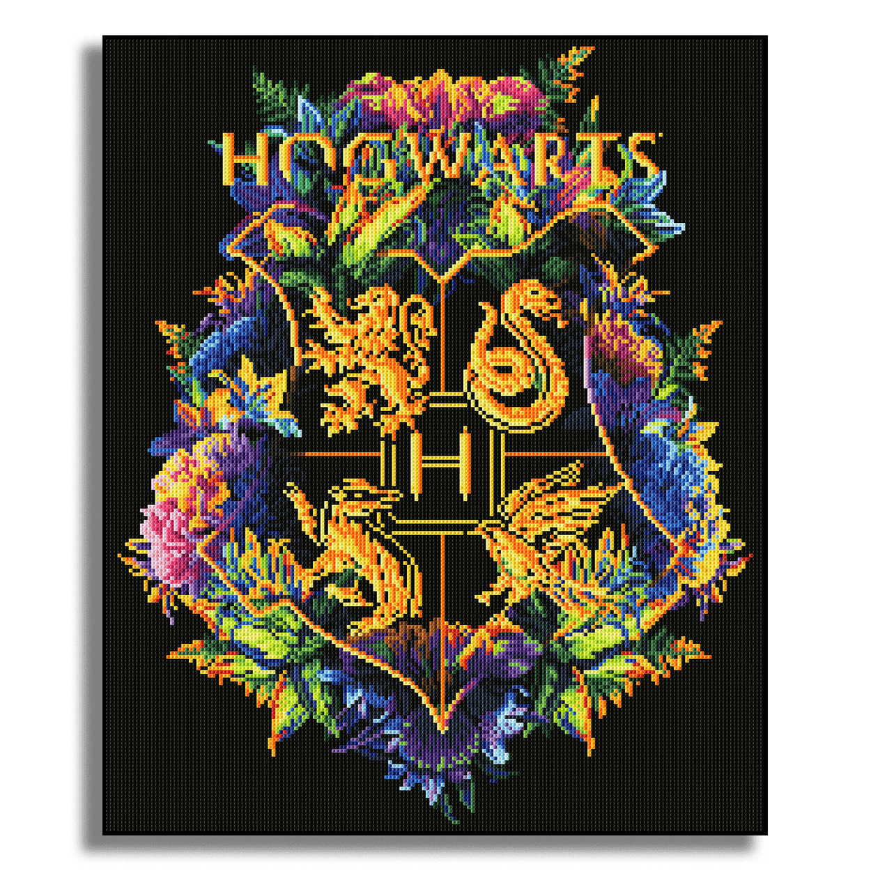 CRAFTHUB Harry Potter - Hogwarts Crest Diamond Painting Kit - Diamond ...