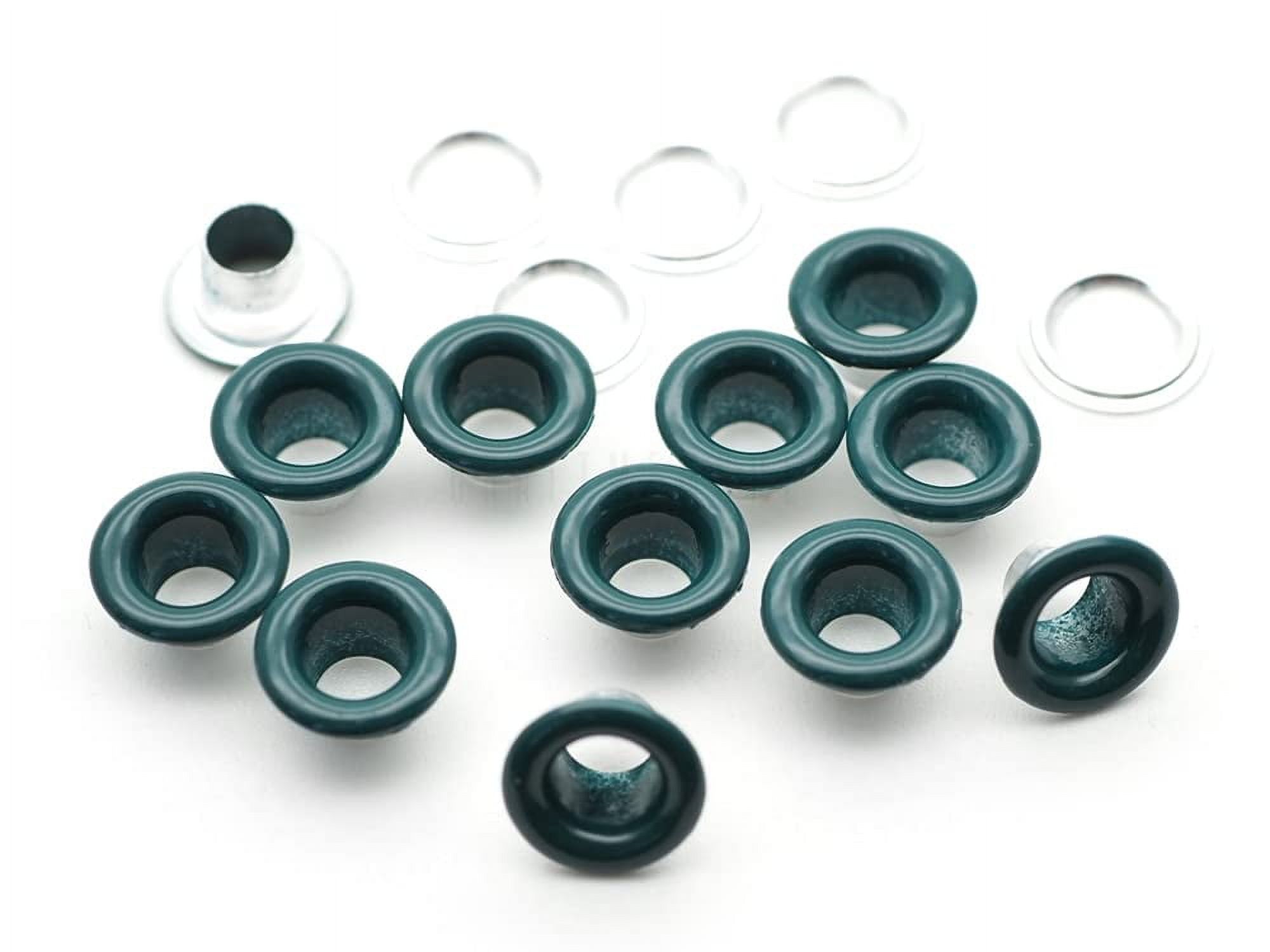 CRAFTMEMORE 100pack 3/16" ID Colored Eyelets Grommets with Washers 5mm ...