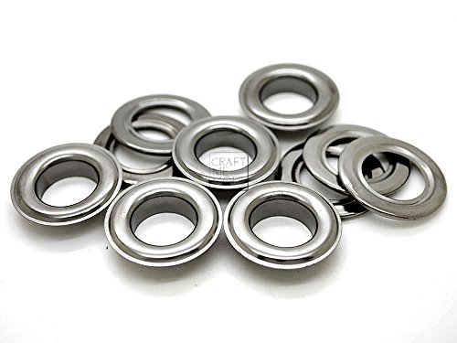 CRAFTMEMORE 3/4 Inch Grommet Eyelet Setter Punch Tool Grommet Kit and ...