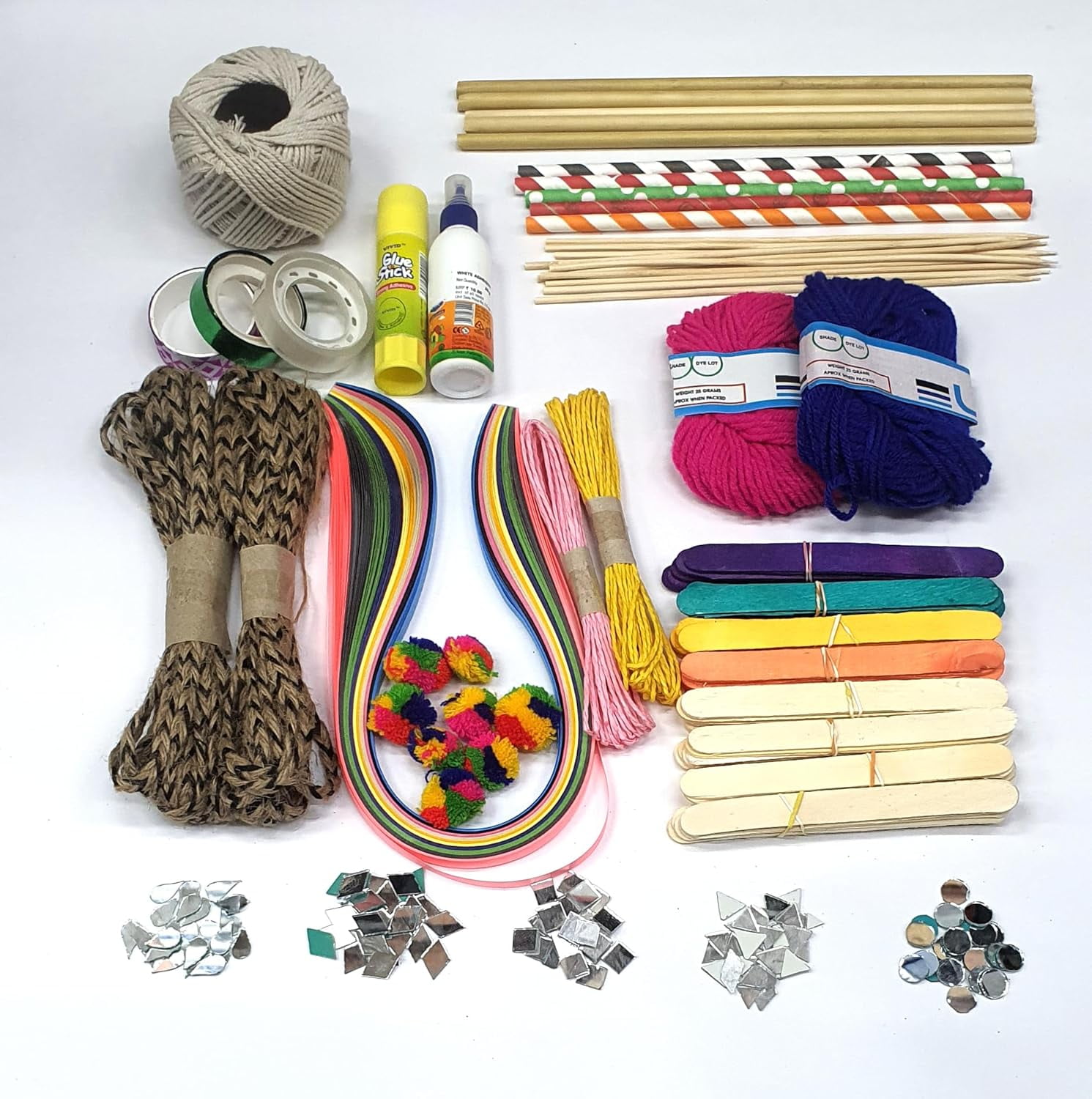 CRAFTS HAVELI 17 in 1 School Activity Art and Craft Kit for Project ...
