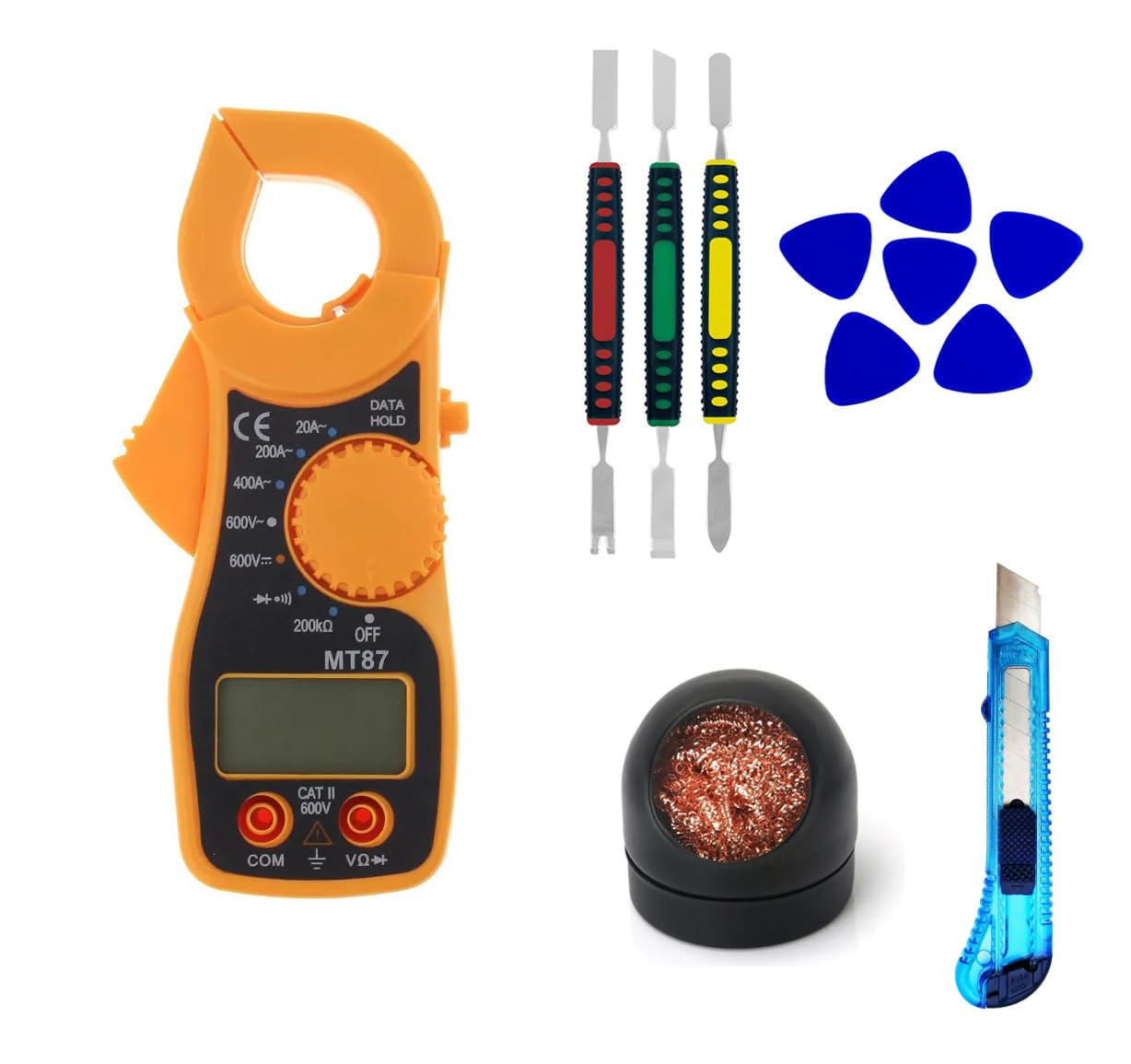 CRAFTS HAVELI Combo of Digital Meter MT87 3Pc Spudger Set 6pc Mobile ...