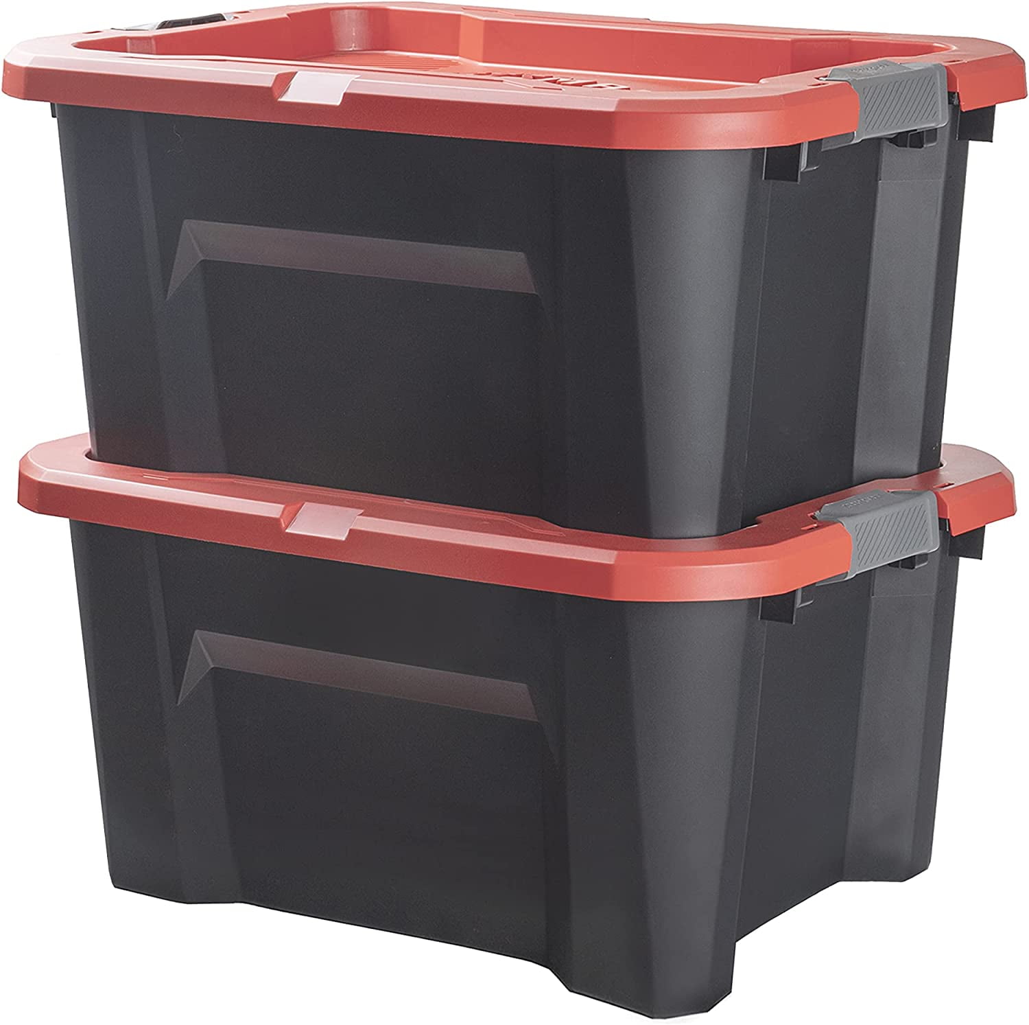 CRAFTSMAN, 20-Gallon Highly Durable Storage Bin & Dual Latching Lid ...