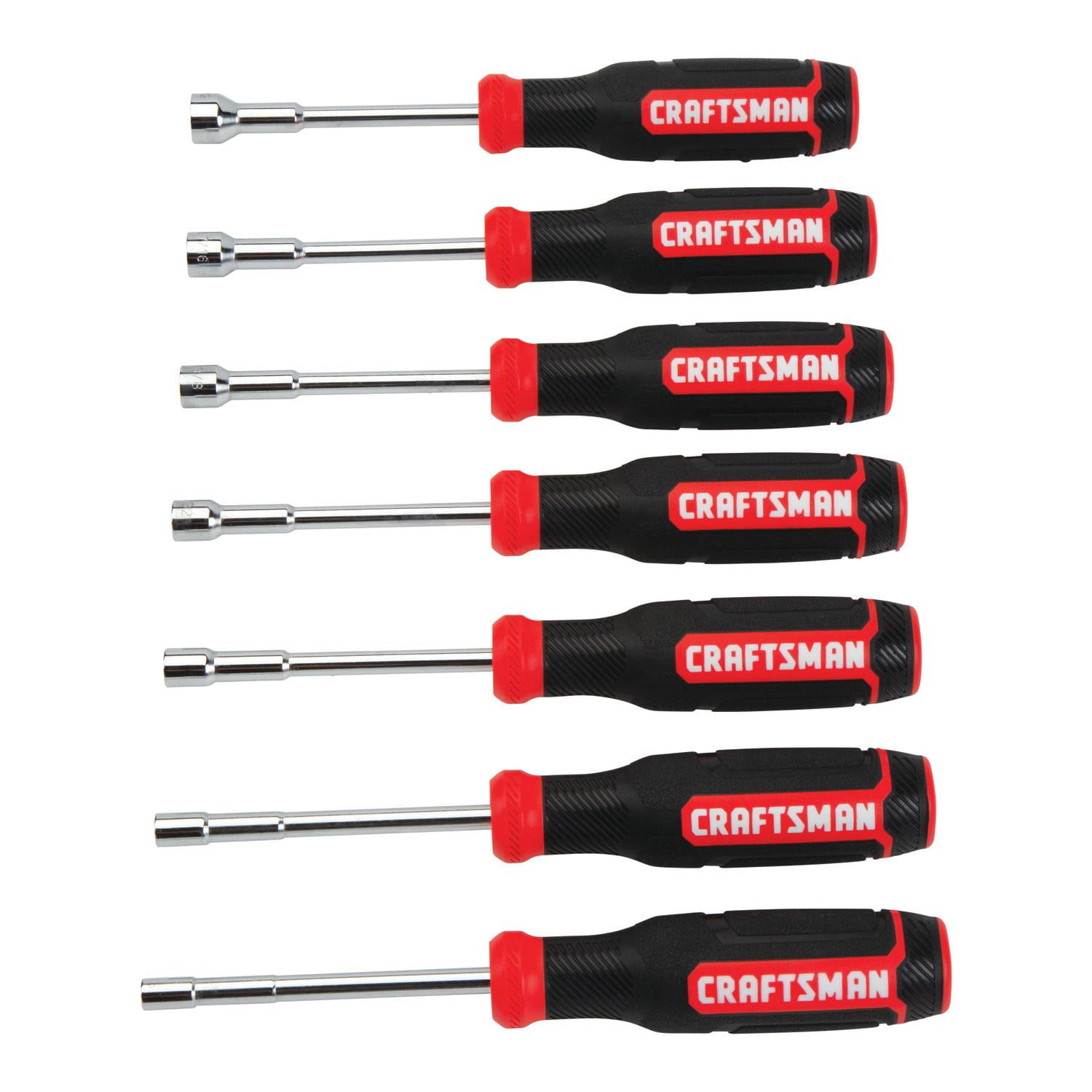CRAFTSMAN 7 -Piece SAE and Metric Spline Nut Driver Set - Walmart.com