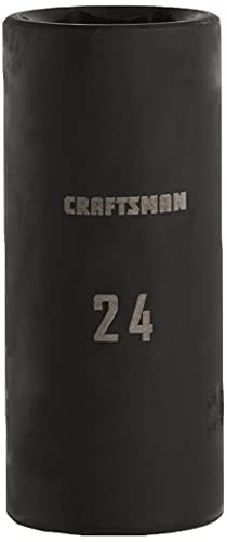 Craftsman Sockets, 1/2" Drive 24mm Metric Deep Imp CMMT16086 - Walmart.com