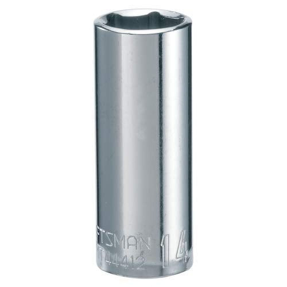CRAFTSMAN Deep Socket, Metric, 1/4-Inch Drive, 14mm, 6-Point (CMMT44412 ...