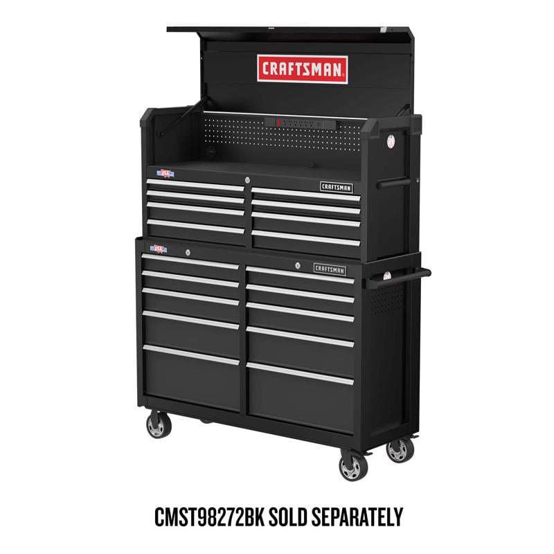 Craftsman S2000 Large 52 in. 10 Drawer Steel Rolling Tool Cabinet with ...