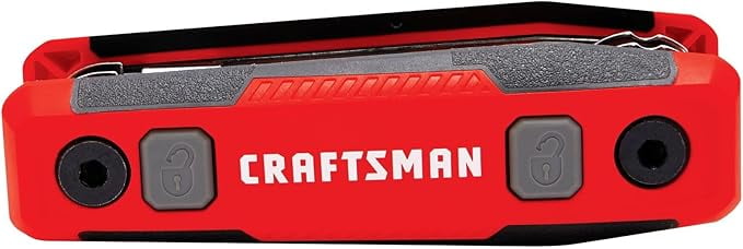 CRAFTSMAN Hex Key Set, MM, Folding Locking 8 Piece (CMHT26024 ...