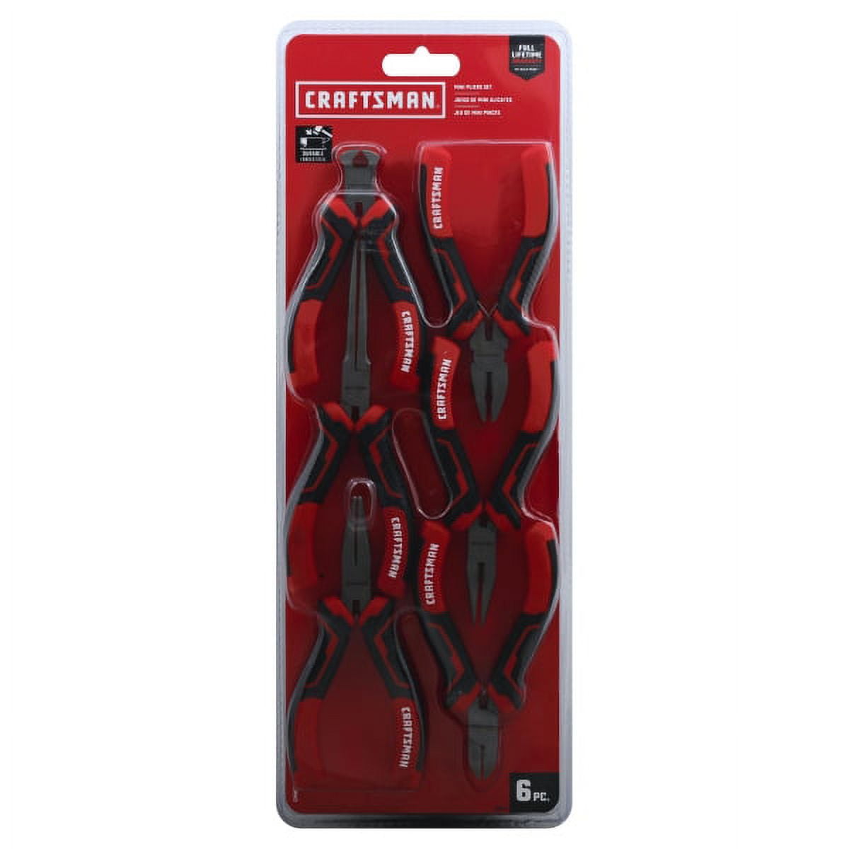 CRAFTSMAN Pliers, 6-Piece Mini Set with Pouch (CMHT81716) - Walmart.com