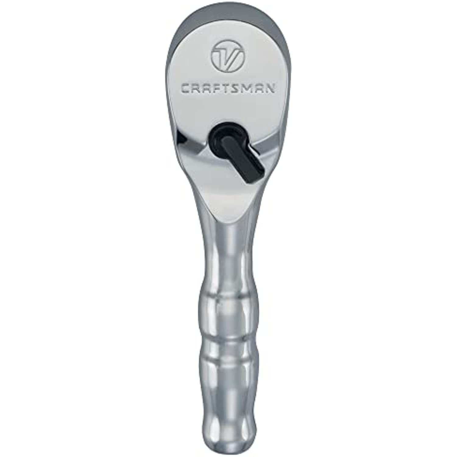 CRAFTSMAN V-SERIES Ratchet, 3/8 Inch Drive, 96-Tooth, Stubby ...