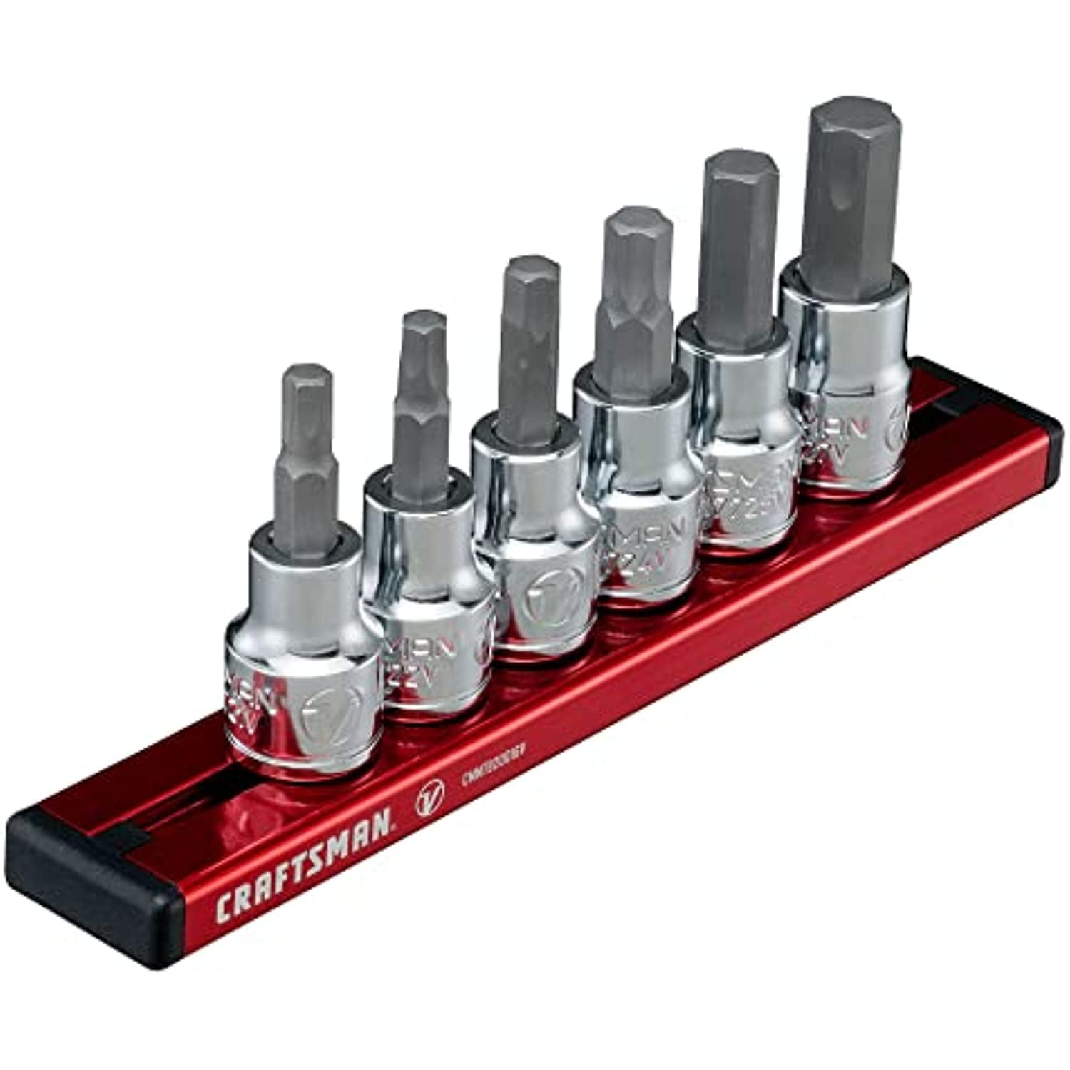 CRAFTSMAN V-SERIES Socket Set, Hex MM, 3/8 Inch Drive, 6 Piece ...