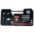 CRAFTSMAN V-SERIES Socket Set, Shallow MM, 1/2 Inch Drive, 21 Piece ...