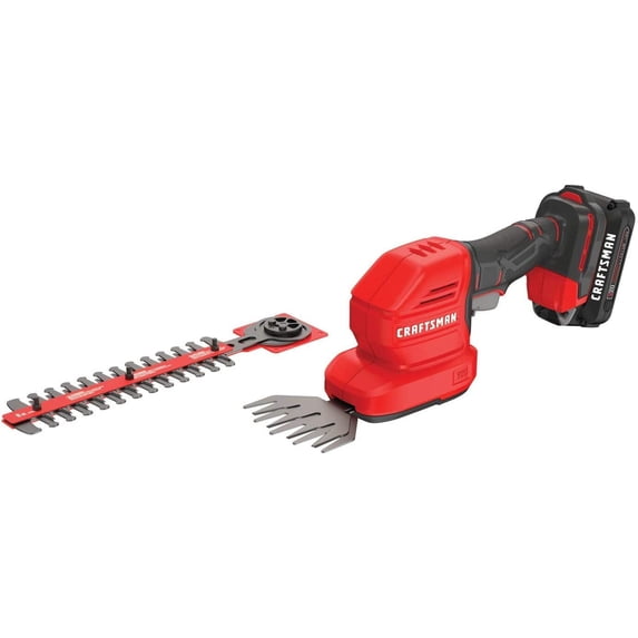 CRAFTSMAN V20 4 In. Cordless Handheld Grass Trimmer and 8 In. Mini ...