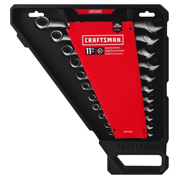 CRAFTSMAN - 11PC. Raised Panel Wrench Set - SAE 11-Piece - (CMMT12065 ...