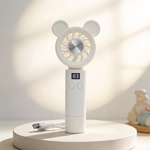 CRAGRSI Handheld Fan Mist Portable Outdoor Rechargeable Fan Portable ...