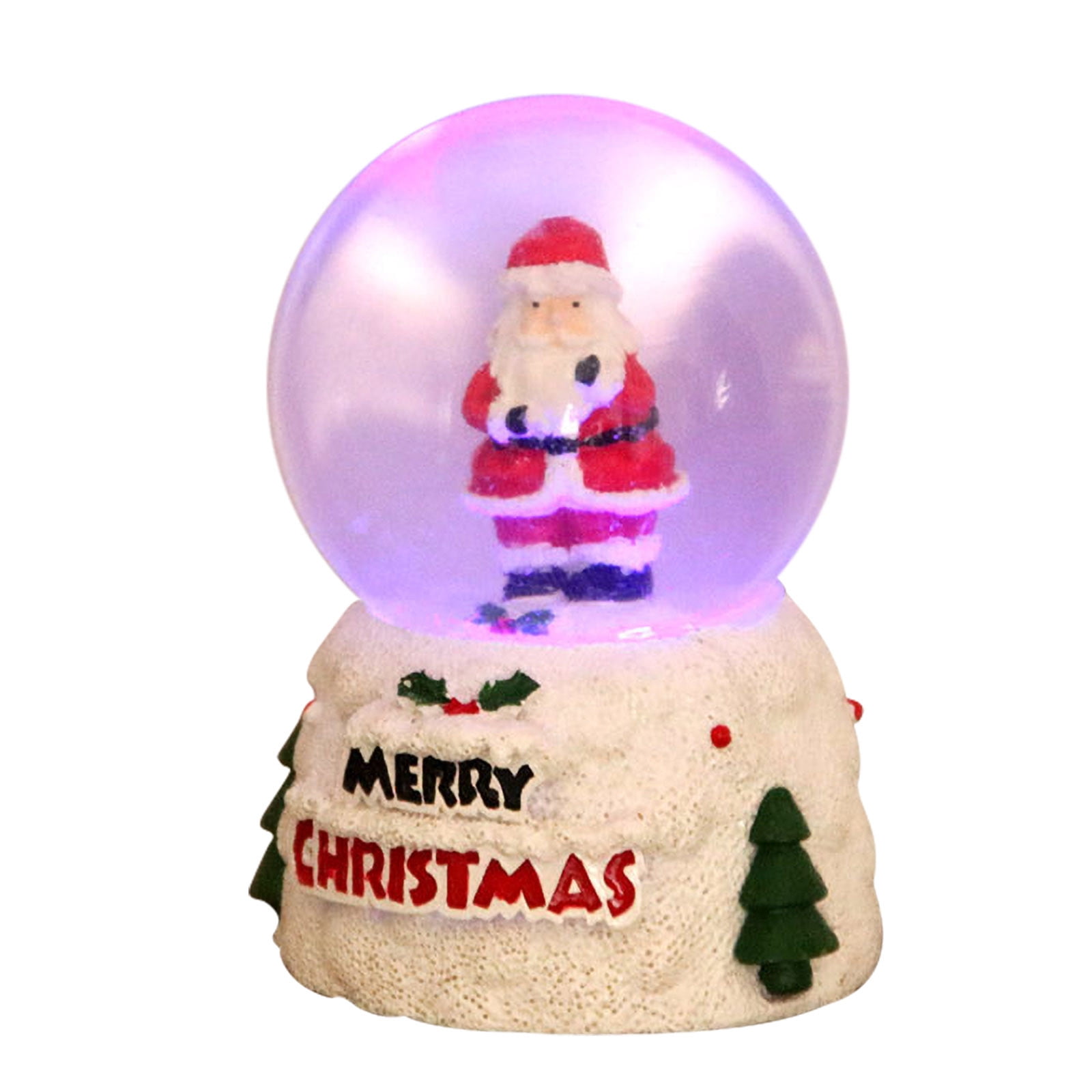 CRAMAX Santa Claus Crystal Ball Table with A Christmas Gift for ...