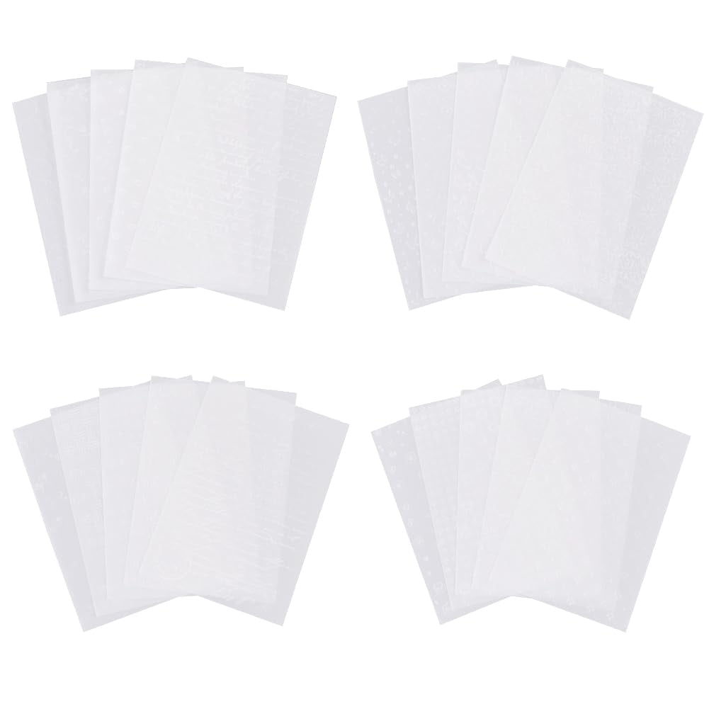CRASPIRE 40 Sheets Translucent Vellum Scrapbook Paper 4x5.7 Inch ...