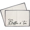 CRASPIRE Coffee Bar Mat 2pcs Coffee Maker Mat Coffee Machine, 20”X 14 ...