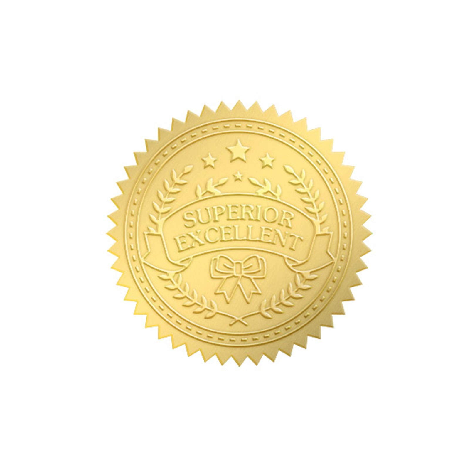 Graduation Stickers CRASPIRE 100pcs Gold Foil Certificate Seals - Honor ...
