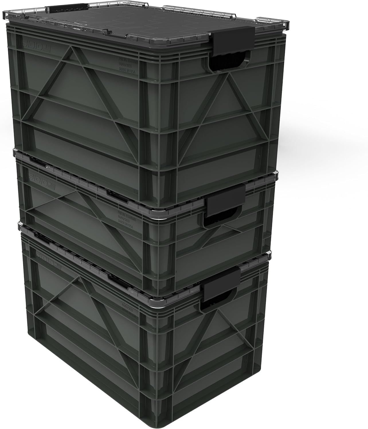 CRATE Starter Pack - Two Full Size and One Half Size Heavy Duty ...