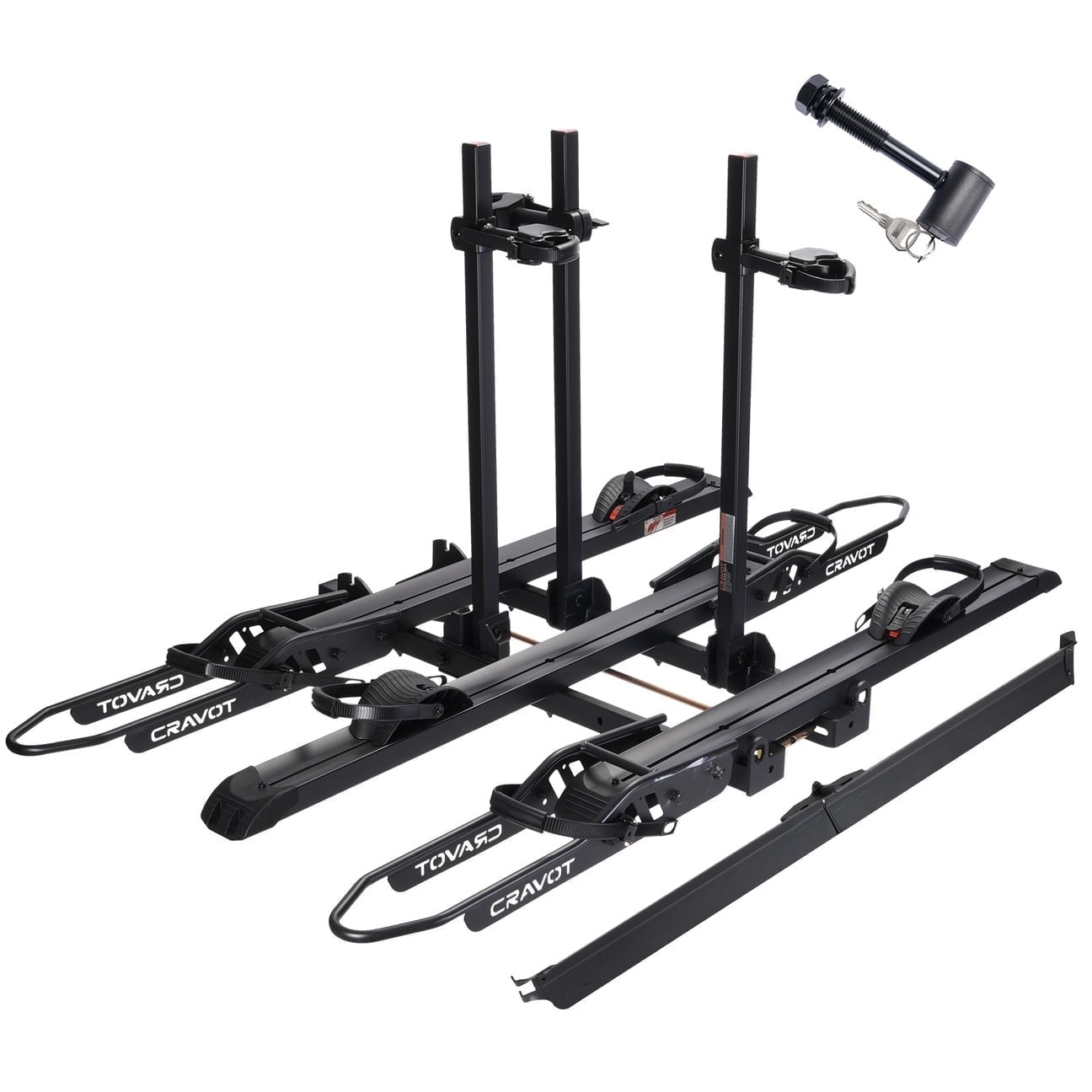 CRAVOT S3 Hitch 3-Bike Rack, 300 LBS Capacity, 2’’ Receiver - Walmart.com