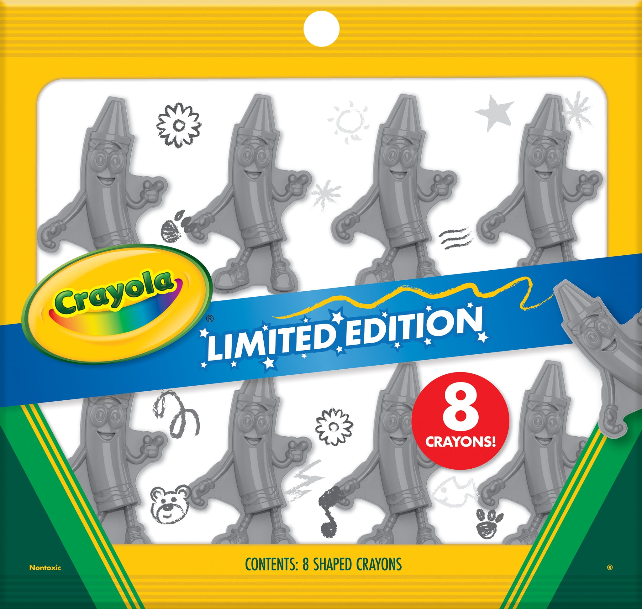 Crayola Crayon 8 count Limited Edition Tip Character Crayon - Walmart.com