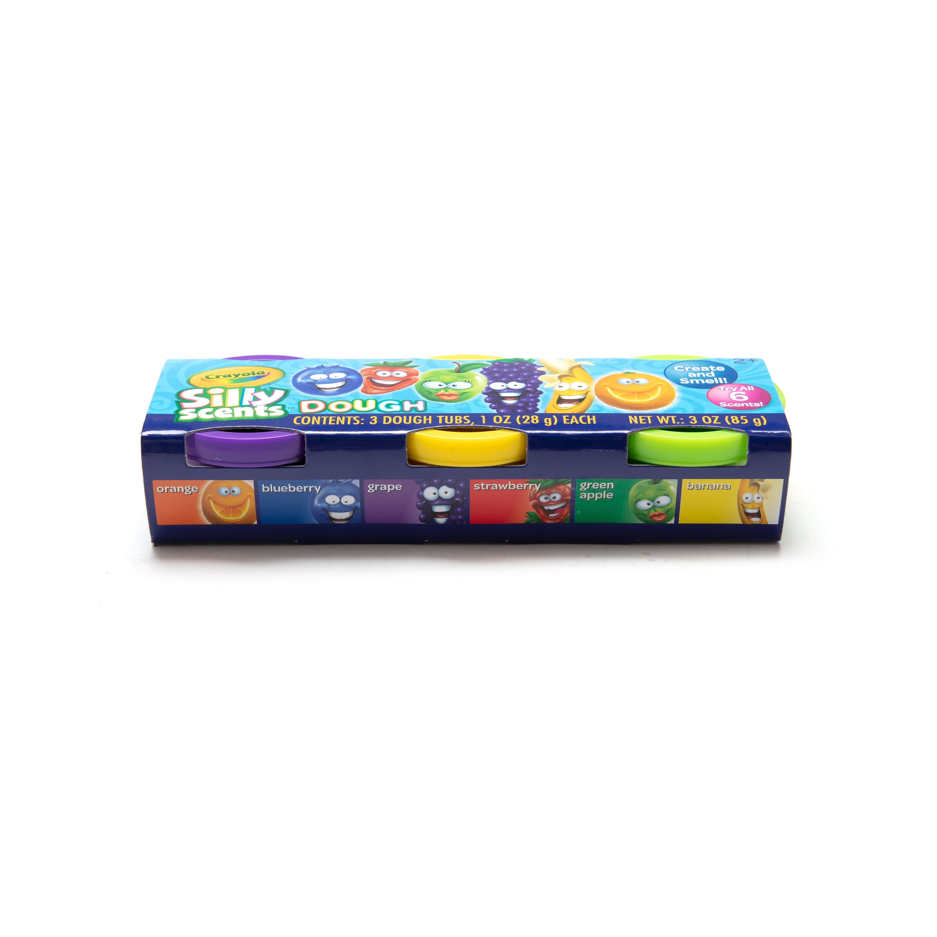 Crayola Silly Scents 1oz Dough, 3-Pack, Lightweight, Unique Fragrance ...