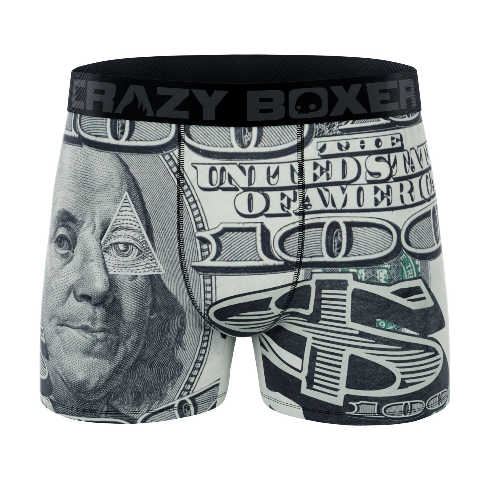CRAZYBOXER All Star Benjamin Franklin Men's Boxer Briefs - Walmart.com